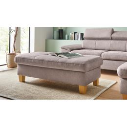 Hocker, B:136cm H:45cm T:70cm, grau, exxpo - SOFA FASHION, Wohnzimmer, Hocker, "Enya Bankhocker mit Staufach unter der Sitzfläche", schöne