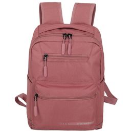 Travelite Damen Freizeitrucksack "KICK OFF Rucksack M", rosa, Polyester, unifarben, Basic, Rucksäcke, Arbeitsrucksack Schulrucksack Freizeitrucksack