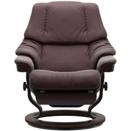 Relaxsessel stressless, B:79cm H:98cm T:78cm, rot, Leder BATICK: BATICK ist ein leicht korrigiertes, durchgefärbtes und genarbtes Möbelleder, bei dem