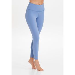 Endurance Damen Trainingstights "Franza", blau, Gr. 40, unifarben, 72% Nylon, 28% Elasthan, Hosen, mit leichter Kompression