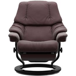 Relaxsessel stressless, B:79cm H:98cm T:78cm, rot, Leder BATICK: BATICK ist ein leicht korrigiertes, durchgefärbtes und genarbtes Möbelleder, bei dem