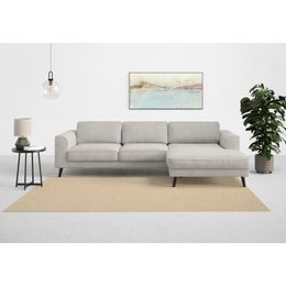 Ecksofa Trendmanufaktur, B:280cm H:85cm T:167cm, beige, 88% Polyester, 12% Nylon, Wohnzimmer, Sofas, "Lumber Jack, elegantes Designsofa, zeitlos
