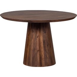 Esstisch Woood, B:130cm H:76cm T:130cm, braun, Garten, Tische, "Limit", aus Mangoholz, runde Form, H 76 cm x &Oslash; 130 cm