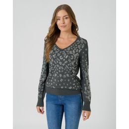 Maloo Pullover mit Leomuster