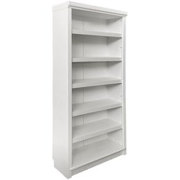 Bücherregal Home Affaire, H:185cm T:29cm, beige, Wohnzimmer, Regale, "Soeren", in 2 Höhen und 2 Tiefen, mit viel Stauraum