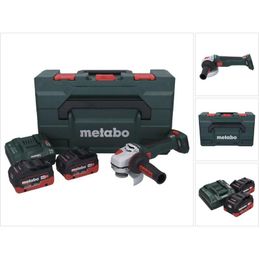 Wb 18 lt bl 11-125 Quick Akku Winkelschleifer 18 v 125 mm Brushless + 2x Akku 8,0 Ah + Ladegerät + x ( 613054810 ) - Metabo