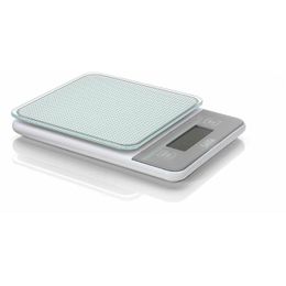 Balanza de cocina electrónica blanca 5kg con batería recargable KS1320 Laica