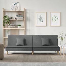 Schlafsofa,Wohnzimmersofa,Schlafcouch,Bettsofa Dunkelgrau Stoff FUCIA29131 MAISONCHIC