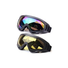 Skibrille Schutzbrille Motocross Goggle Sportbrille Schneebrille Wintersport Brille Winddicht Staubschutz Fliegerbrille Snowboardbrille Schneebrille