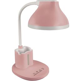 Licht-Erlebnisse Led Tischlampe Kinderzimmer Dimmer Touch Funktion 40 cm Rosa mit Farbwechsel 4200 k 740 lm