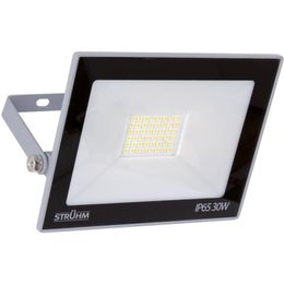 Licht-Erlebnisse Außenwandleuchte Aluminium Glas led IP65 17,7 cm breit Grau Weiß eckig tageslichtweiß 6200 k