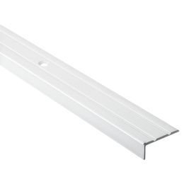 alfer Abschlussprofil Aluminium silber 25 x 10 mm