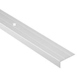 alfer Abschlussprofil Aluminium silber, Breite 25 mm