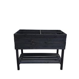 Promadino Hochbeet anthrazit 100 x 80 x 50 cm