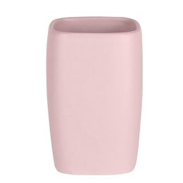 Spirella Zahnputzbecher 'Retro' pastellrosa Steingut