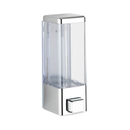 Wenko Seifenspender 'Istres' wandhängend chromfarben/transparent 320 ml