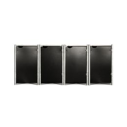 HIDE Mülltonnenbox schwarz Metall 81 x 279 x 115 cm