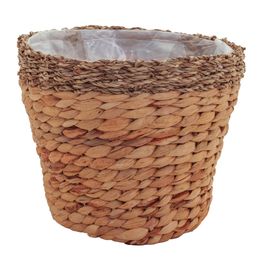 Übertopf Wasserhyazinthe/Seegras Ø 24 x 19 cm