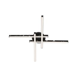 Brilo LED-Deckenleuchte 'Rey' schwarz 60 x 60 x 8,2 cm 2900 lm