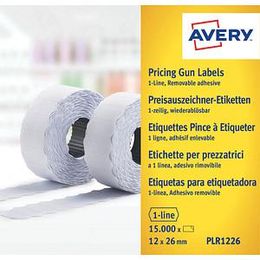 Avery Zweckform Preisetiketten weiß permanent 26,0 x 12,0 mm, 10 Rollen