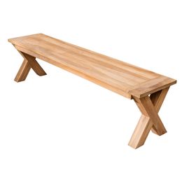 Riess Ambiente riess-ambiente Gartenbank EMPIRE TEAK - 180cm Sitzbank Teakholz wetterfest