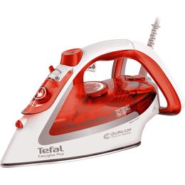 Tefal Dampfbügeleisen "Tefal FV5738 Easygliss Plus", orange (orangerot, weiß, silber), B:13,5cm H:15cm T:30cm, Bügeleisen