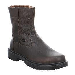 Winterstiefel Jomos "Alpina", Herren, Gr. 40, braun (dunkelbraun), Leder, klassisch, Schuhe, mit Profilsohle, G-Weite