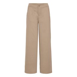 Chinohose Fransa "Chinohose FRBLAZER PA 3" Gr. 34, N-Gr, beige (brindle), Damen, Obermaterial: 74% Polyester PES. 22% Viskose LENZING ECOVERO CV LenzEcov. 4% Elasthan EL., Hosen