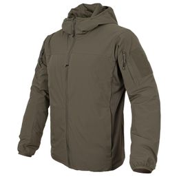 Hooded Jacket Insulated Level 4 RAL7013, Größe XL