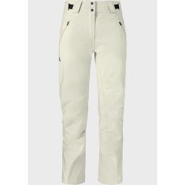 Schöffel Outdoorhose SCHÖFFEL "Ski Pants Weissach L", Damen, Gr. 36, Normalgrößen, beige (9040, natur), Oberstoff : 100% Polyester (Membran: Polyurethan) Futter : 100% Polyester Wattierung : 100% Polyester, sportlich, Hosen