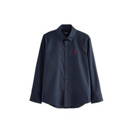 next Button Up Shirt boy size 104 Navy / Red