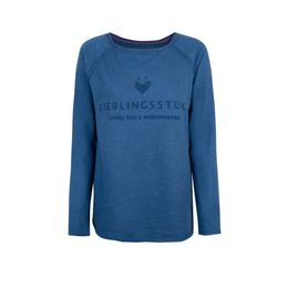 LIEBLINGSST&Uuml;CK Lieblingsst&uuml;ck Shirt 'Cathrina' Damen Gr&ouml;&szlig;e XXL blau / dunkelblau