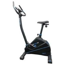 Stamm-Bodyfit Heimtrainer STAMM BODYFIT "TORONTO 500 deluxe", schwarz (schwarz, blau), Fahrradtrainer, ohne Unterlegmatte, Schwungmasse ca. 11 kg, 24 Widerstandsstufen, B:53,5cm H:128,0cm L:95,0cm