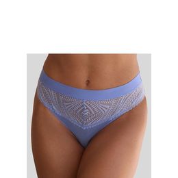 s.Oliver String 'Clemence' ozeanblau Gr. 32/34 für Damen. Mit Spitze. Körpernah