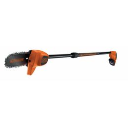 Black & Decker 18V Akku-Hochentaster mit 2Ah Akku und Ladegerät - Teleskopstiel 1,74m bis 2,92m - Ast ø 18cm - black+decker GPC1820L20-QW