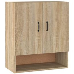 vidaXL - Wandschrank Sonoma-Eiche 60x31x70 cm Holzwerkstoff