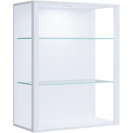 ebuy24 - GlasolLW Vitrinenschrank wandhängend weiß.