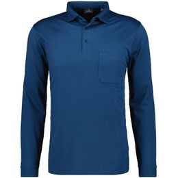 Poloshirt Ragman Gr. M, blau (dunkelblau, 793), Herren, Baumwollmischung, Shirts