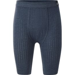 Herren Hose knielang dunkelblau-meliert, Gr&ouml;&szlig;e 6