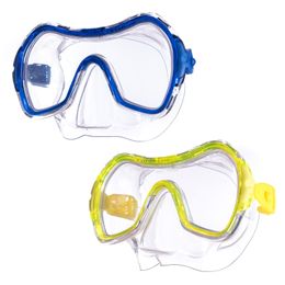 SALVAS Tauch Maske Drop Sr Schnorchel Schwimm Brille Anti Beschlag Erwachsene Farbe: gelb