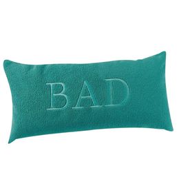 Pana® Badewannenkissen • Badekissen • Nackenkissen Badewanne • Badesofa Kissen • Badewannensofakissen • Polster Badewanne • ca. 20 x 40 cm • UNI + Embroidery BAD / WELLNESS • versch. Farben