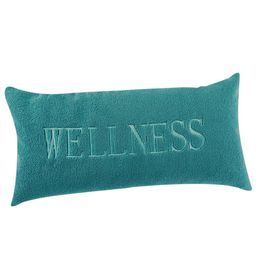 Pana® Badewannenkissen • Badekissen • Nackenkissen Badewanne • Badesofa Kissen • Badewannensofakissen • Polster Badewanne • ca. 20 x 40 cm • UNI + Embroidery BAD / WELLNESS • versch. Farben