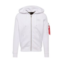 Alpha Industries Zip-Up Hoodie male White size L