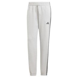 adidas Sportswear Sporthose 'Essentials' Damen Größe M/L hellgrau / schwarz