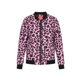 Swirly Between-Season Jacket female Pink size XXL
