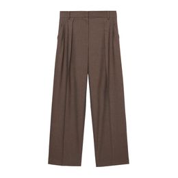 Mango Pleated Pants 'Kelly' female Brown size 32