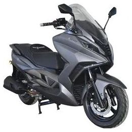 Motorroller Alpha Motors "Sport Cruiser 300", grau (grau, schwarz), Motorroller & MofasB:81cm H:132cm L:218cm, mit integr. Alarmanlage, Keyless-System, USB-Anschluss und Windschild, B:81cm H:132cm L:218cm