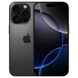 Apple Smartphone "iPhone 16 Pro", Mobiltelefone, schwarz (titan schwarz), 128 GB, Topseller