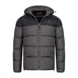INDICODE JEANS Jacke 'Biviano' Herren Gr&ouml;&szlig;e XL anthrazit / schwarz