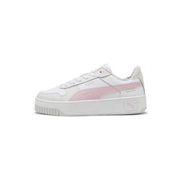 Puma Sneaker 'Carina' Herren Gr&ouml;&szlig;e 37.5 beige / hellpink / wei&szlig;
